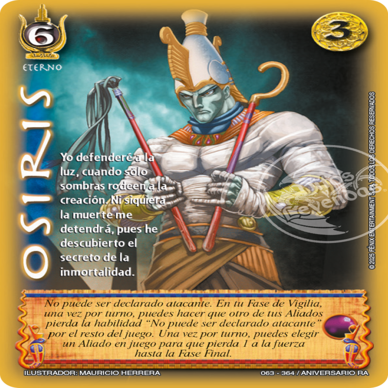 Osiris Aniversario de Ra Real - www.arkanogames.cl